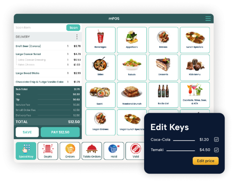 Restaurant POS System | Full Service | Modisoft