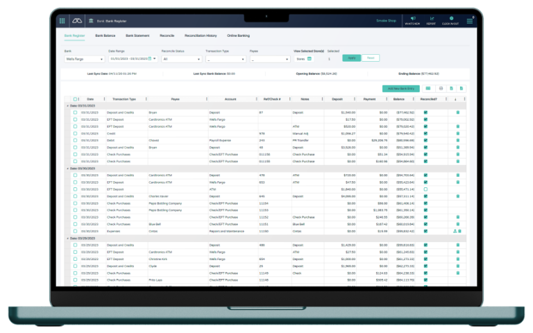 Smoke Shop POS System | Modisoft