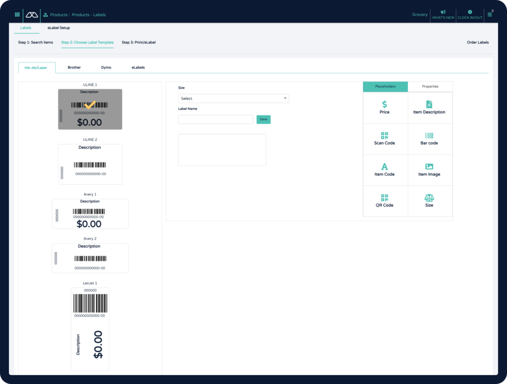 Label Printing | Retail POS System Solution | Modisoft