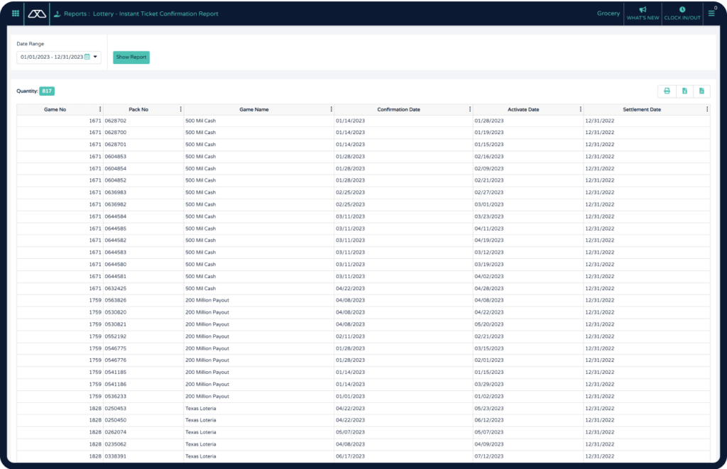 Liquor Store Lottery Management Software | Modisoft
