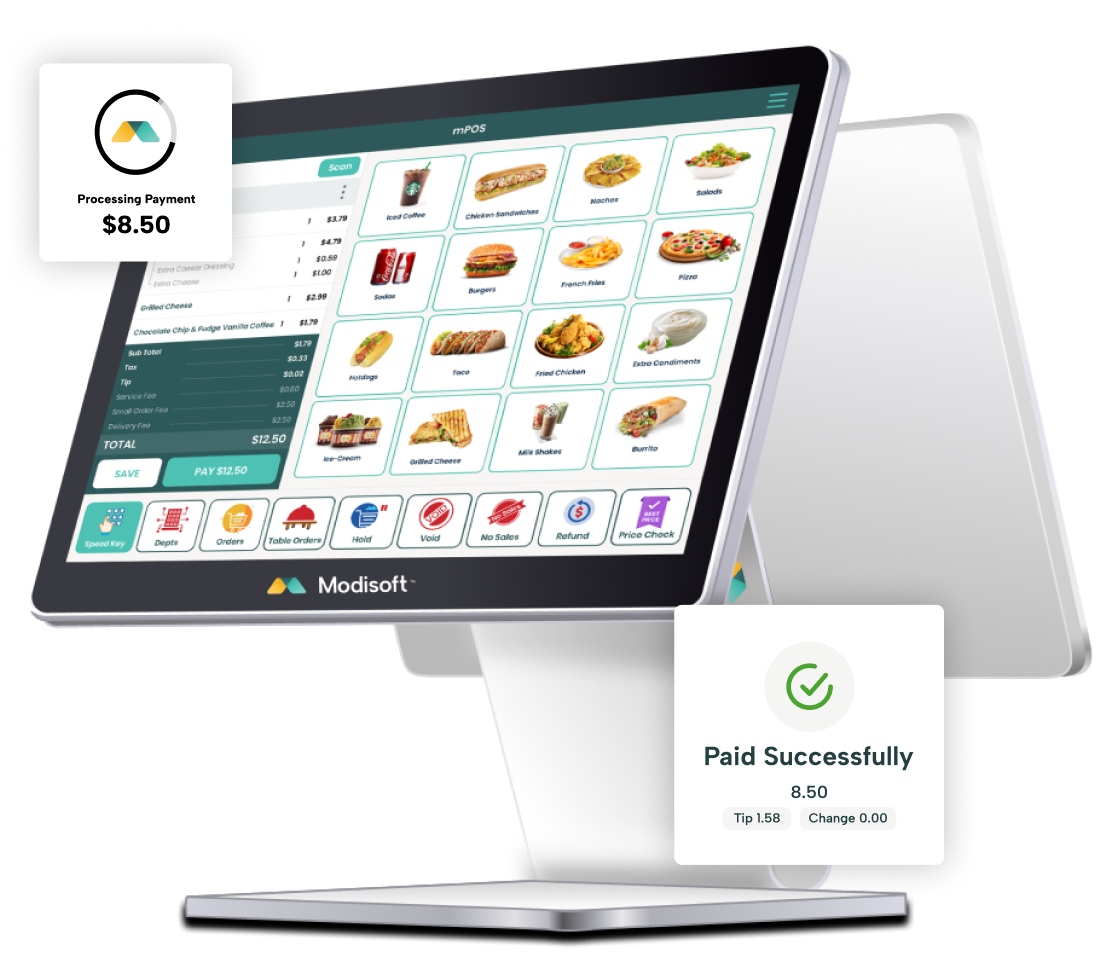 Restaurant Point of Sale | Modisoft