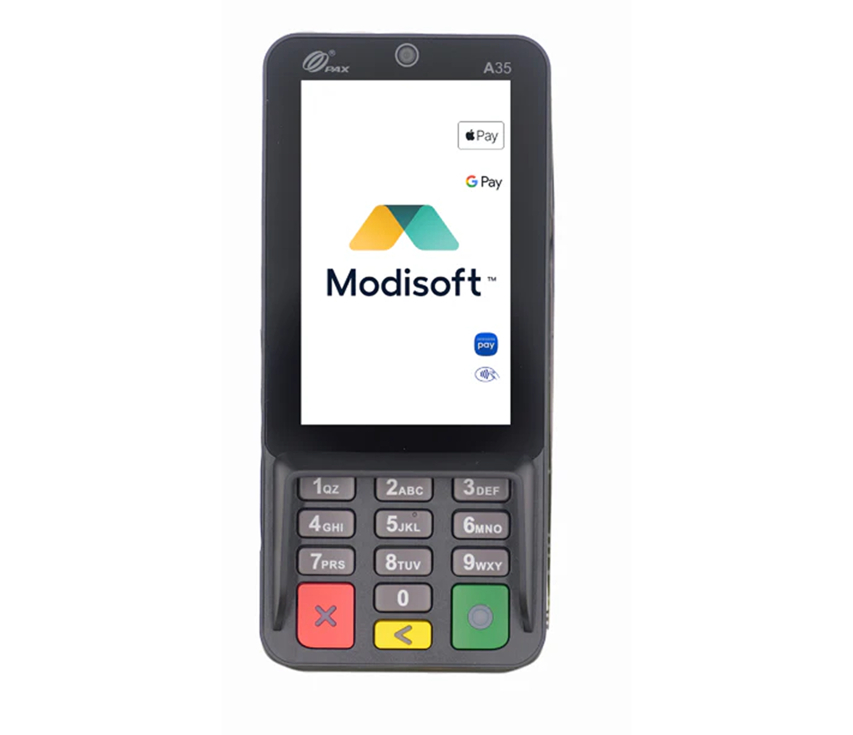 Pax A35 Pin Pad First Data integrated with POS - Modisoft